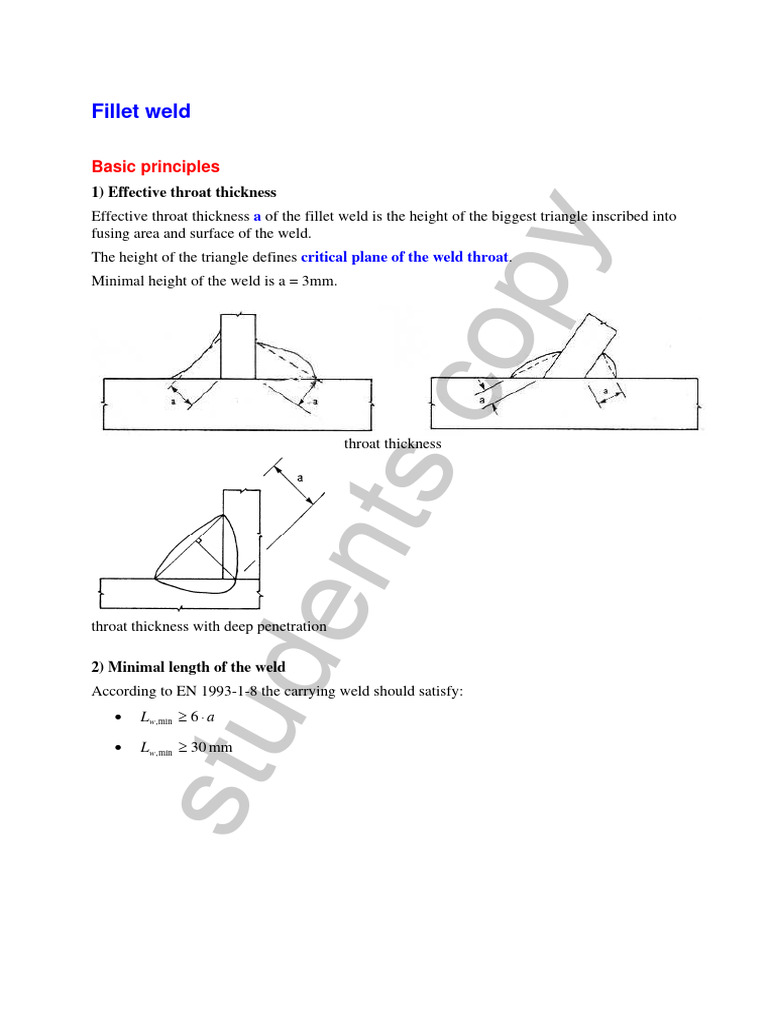 02 Weld Connections | PDF | Stress (Mechanics) | Welding