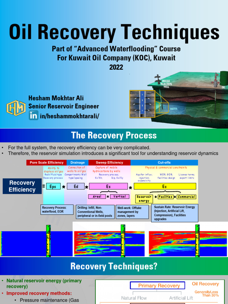 Recovery Techniques | PDF | Enhanced Oil Recovery | Petroleum Reservoir