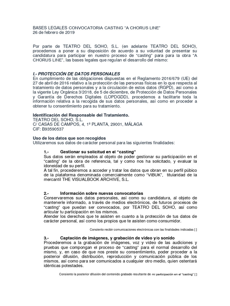 TEXTO LEGAL CASTING Abiertas | PDF | Justicia | Crimen y violencia