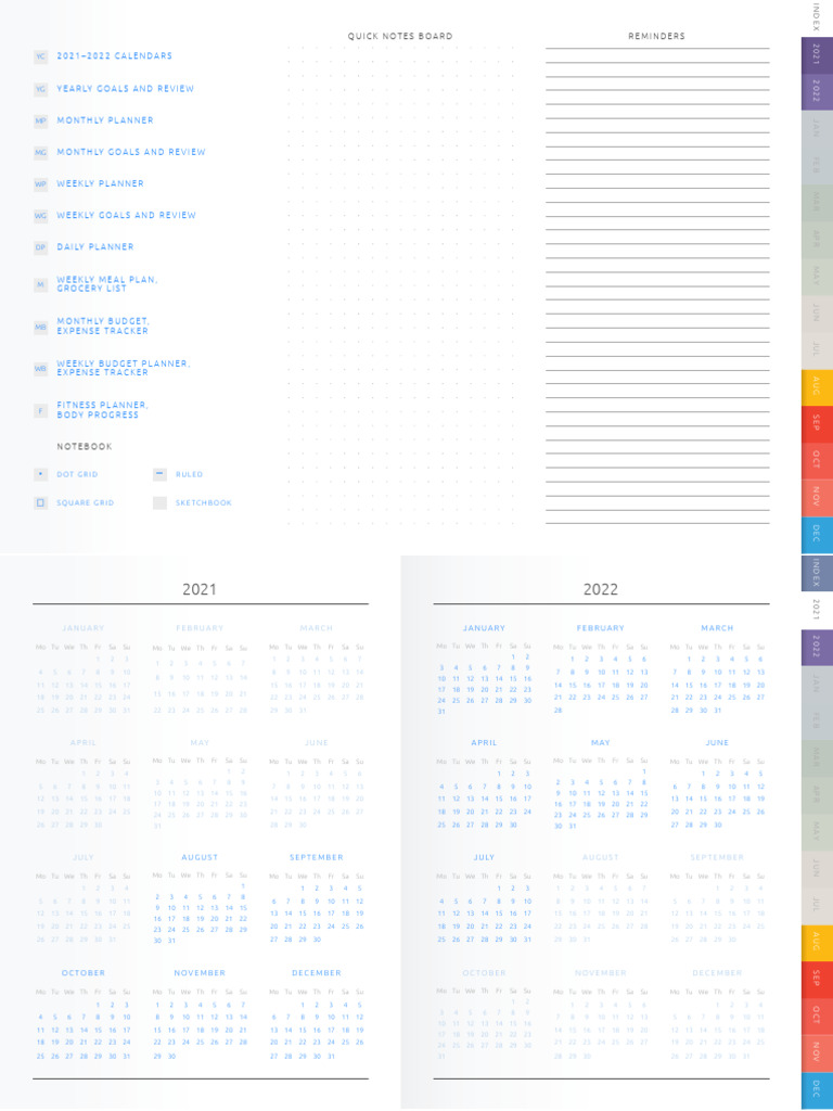 2021-2022 Planner | PDF
