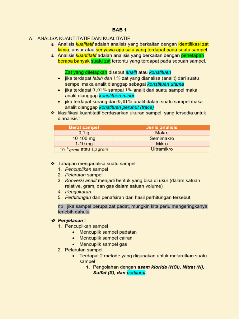 Analisis Kimia: Metode & Galat | PDF