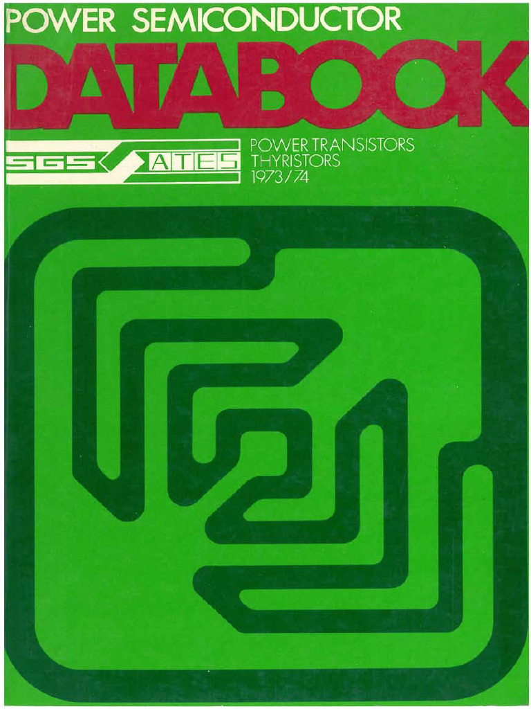 SGS - Power Semiconductors Databook - Power Transistors - Thyristors ...
