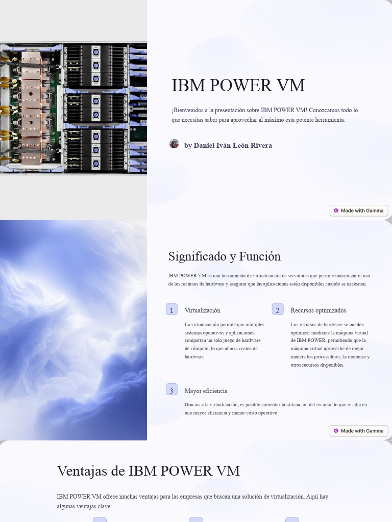 Ibm Power VM | PDF | Computación en la nube | Máquina virtual