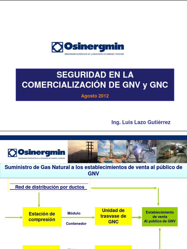 Seguridad GNV-GNC - Áreas Peligrosas | PDF | Transporte | Gas natural licuado