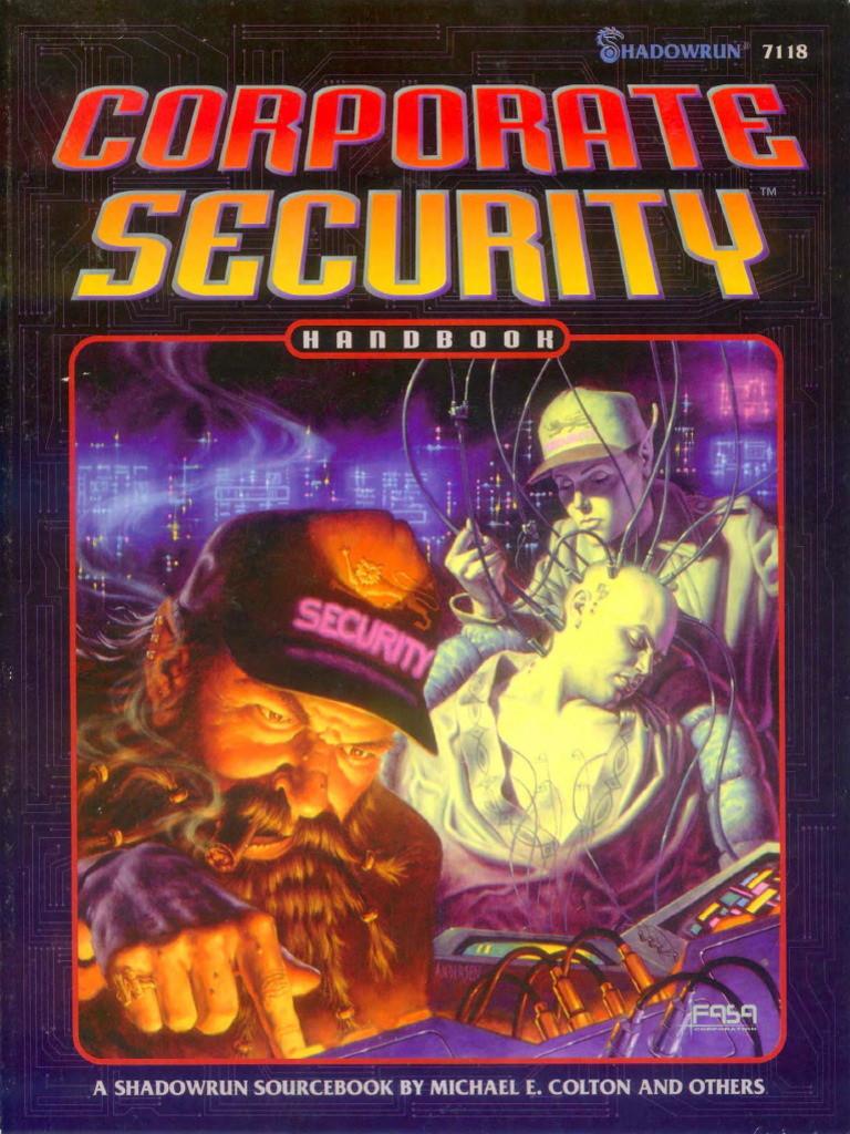 7118 - Shadowrun 2nd - Corporate Security Handbook | PDF
