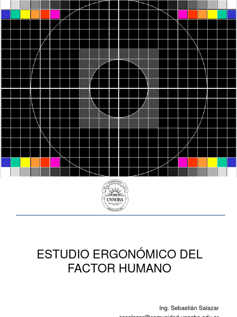 2-ESTUDIO ERGONÓMICO DEL FACTOR HUMANO | PDF | Factores humanos y ergonomía | Percepción