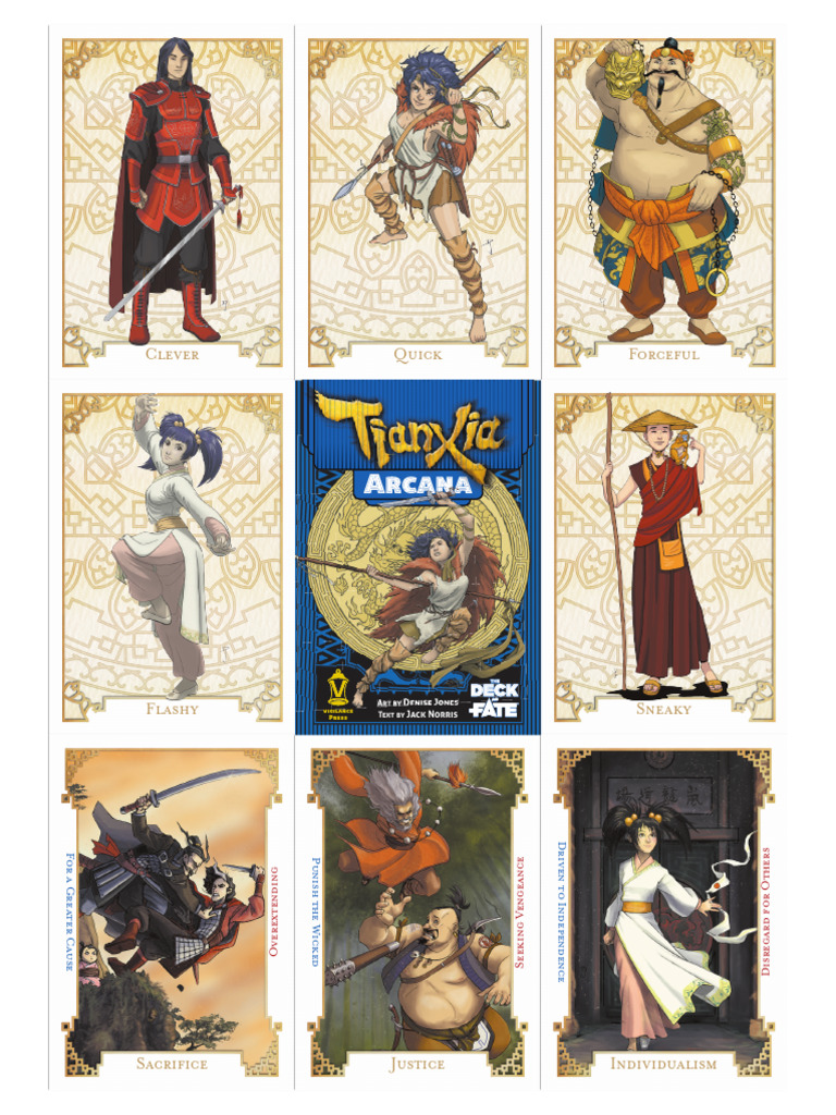 FATE - Tianxia - Arcana For The Deck of Fate (Blue) | PDF | Role ...