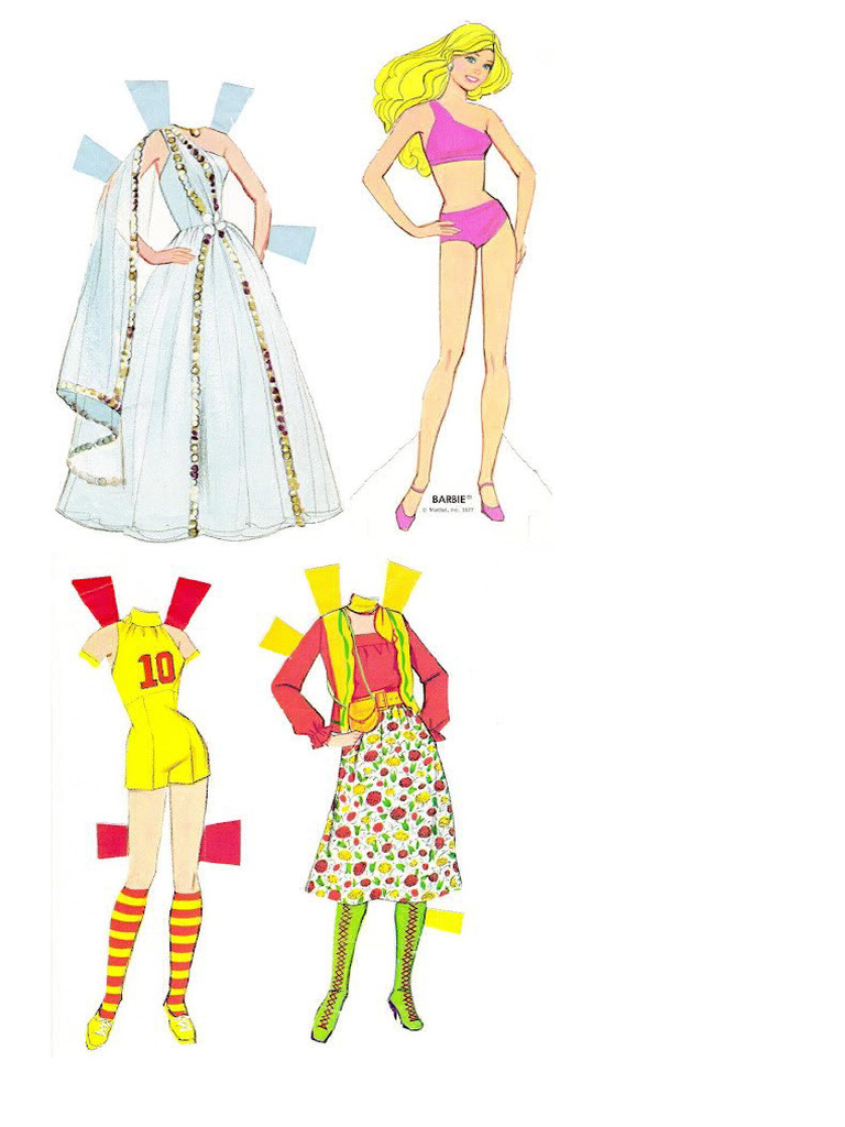 Recortables Barbie | PDF