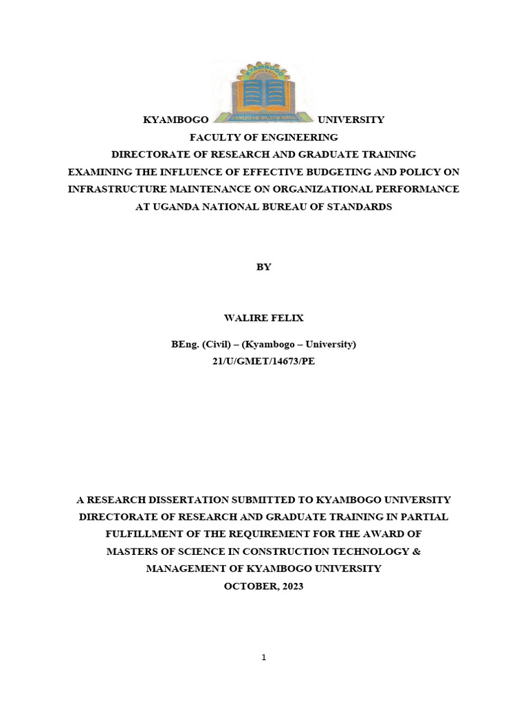 Felix Dissertation | PDF | Infrastructure | Methodology