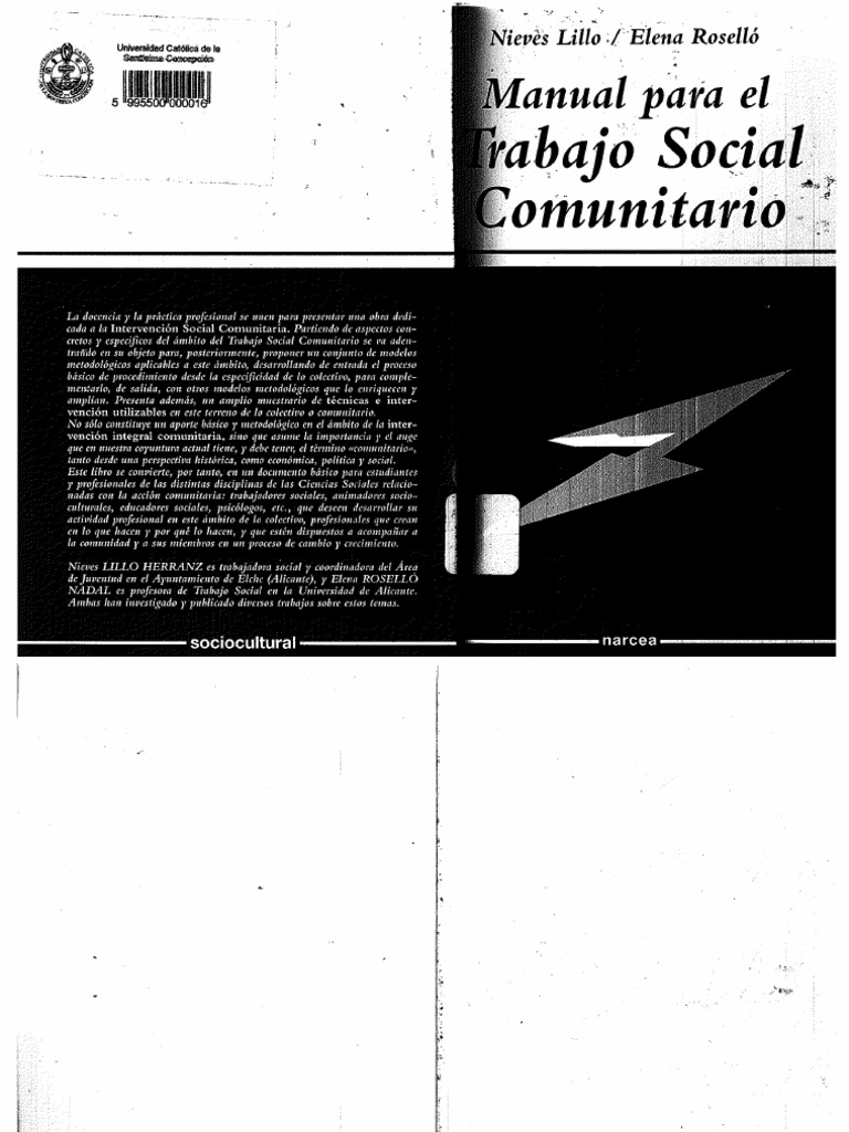 Nieves Nillo & Elena Rosello - Manual para El Trabajo Social ...