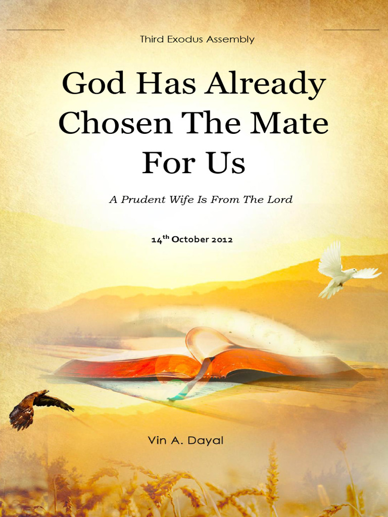 2012-1014 God Has Already Chosen The Mate For Us | PDF | Isaac | Ishmael