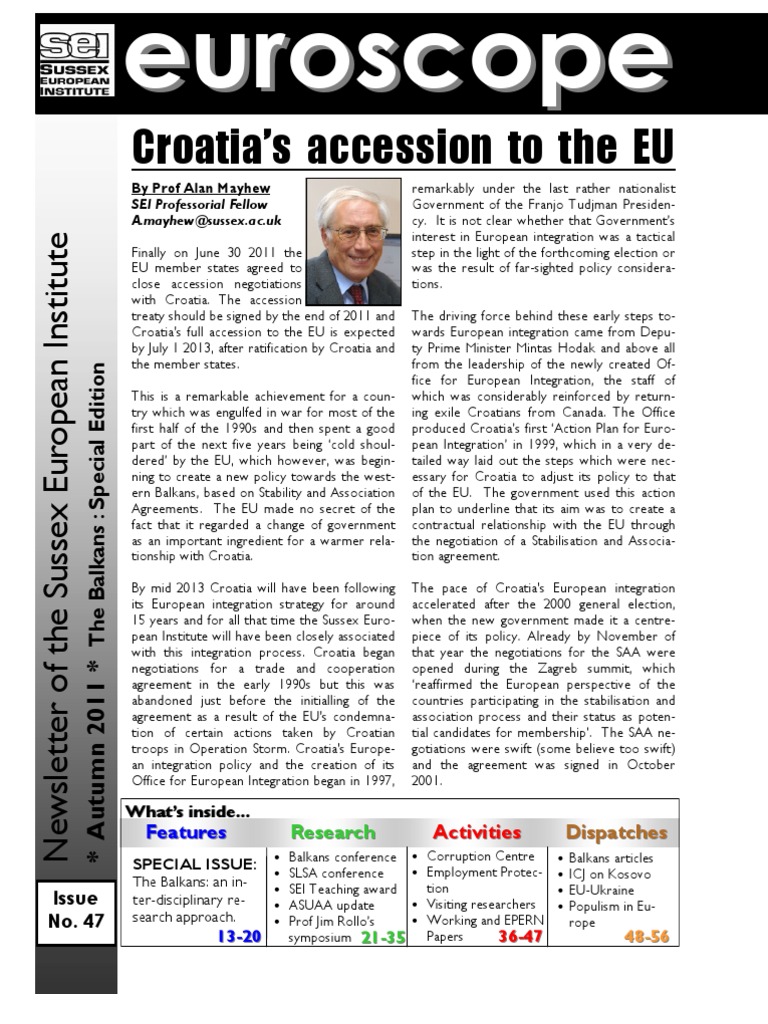 Euroscope Autumn 2011 | PDF | Enlargement Of The European Union ...