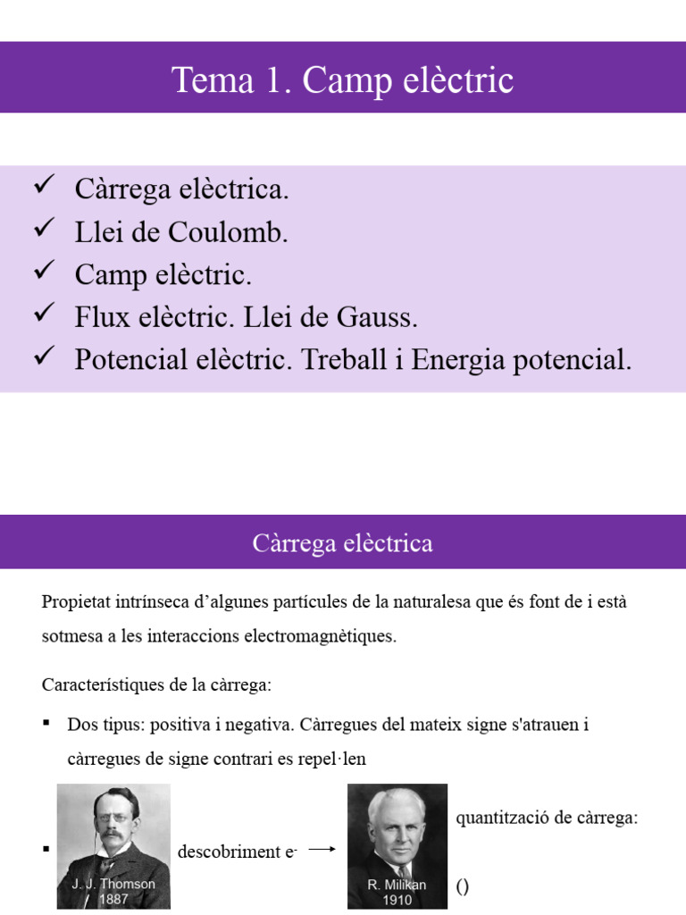 Apunts T1 F2 Part I CampElectric | PDF