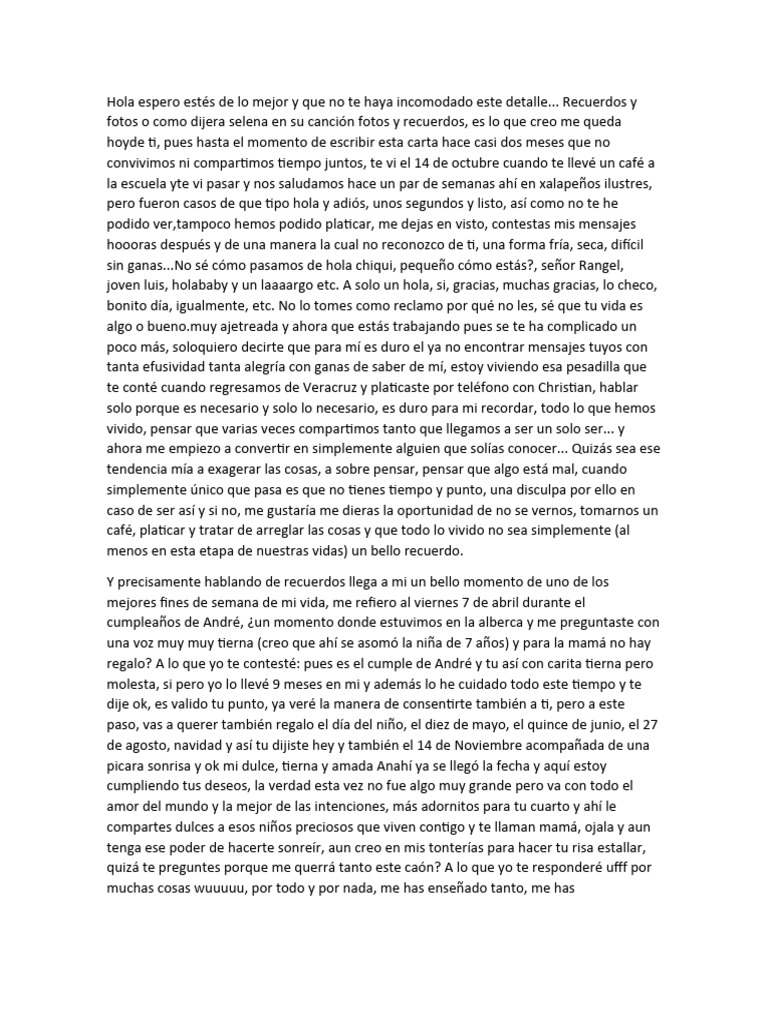 Carta Luis | PDF