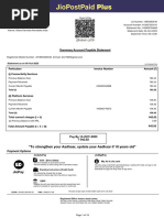 Jio Air Fiber Bill | PDF | Payments | Taxes