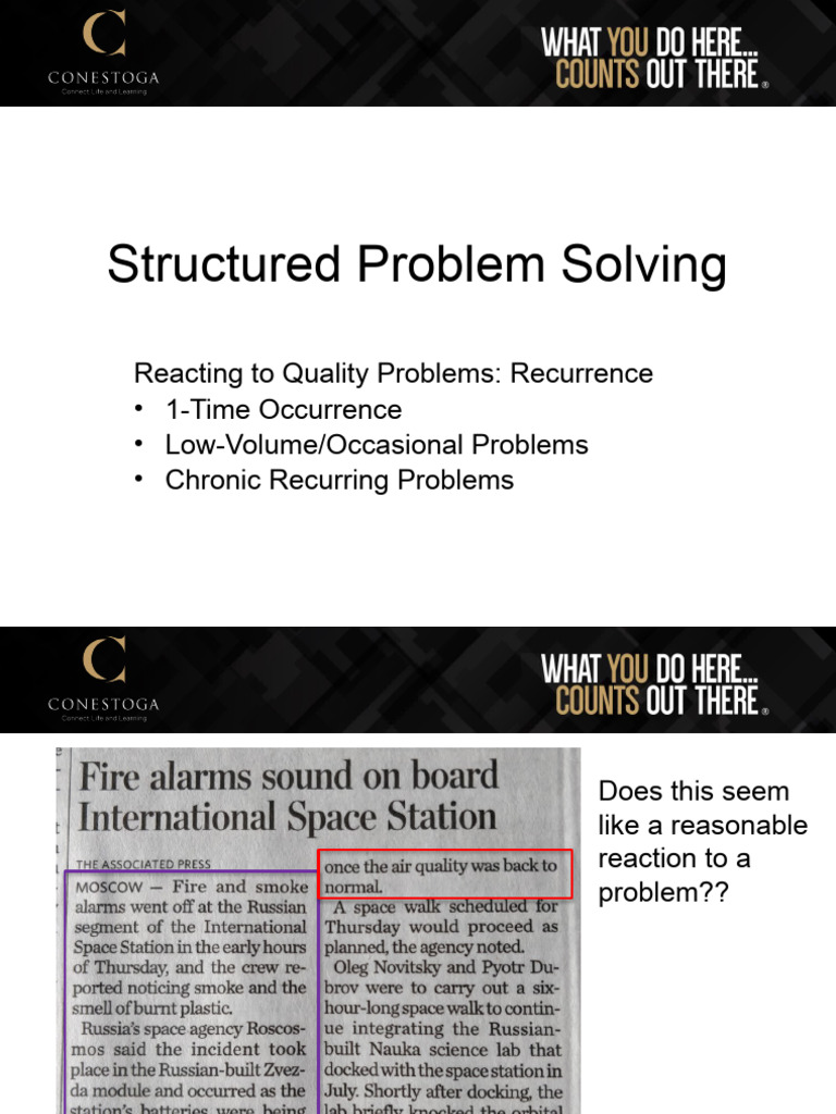 2C - Reacting To Quality Problem | PDF | Methodology | Cognitive Science