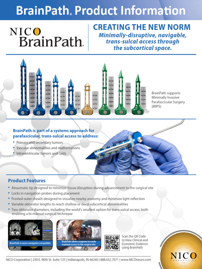 3 LIT208RevH BrainPath-Product-Info FINAL 181003 | PDF | Surgery ...