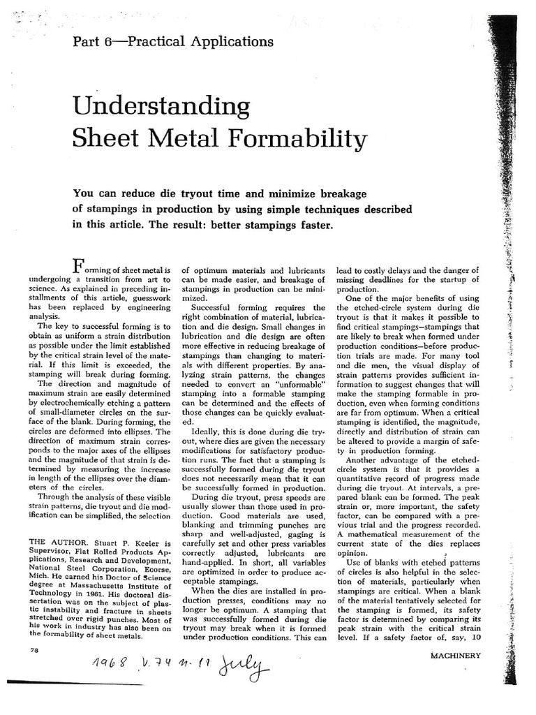 10 Artigo - Parte 6 - Understanding Sheet Metal Formability - Machinery ...