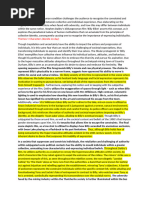 Billy Elliot (Quote Analysis) | PDF | Dances | Femininity