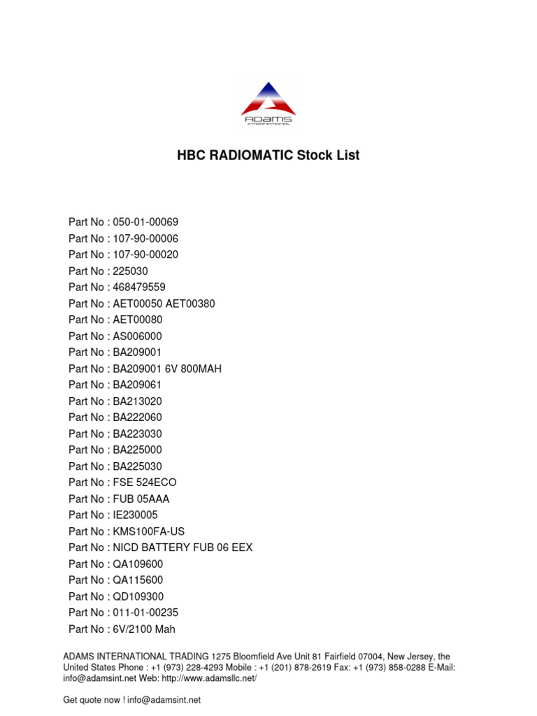 HBC Radiomatic | PDF | Battery (Electricity)