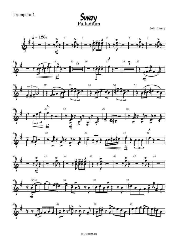 John Berry's Palladium Scores | PDF | Singles