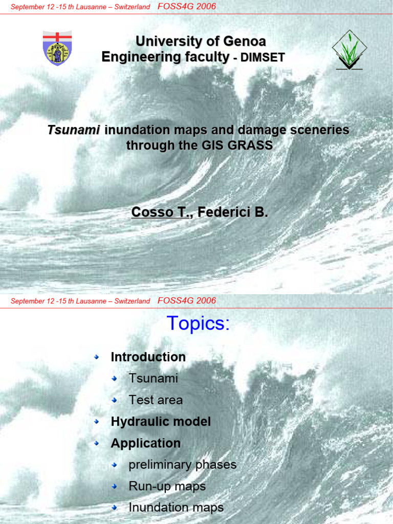 2006 Tsunami Inundation Mapping Analysis | PDF | Tsunami | Earthquakes