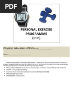 PEP Fitness Assessment and Evaluation Guide | PDF | Evaluation ...