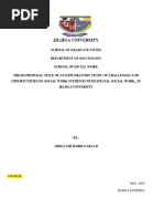 Proposal Format AAU | PDF | Thesis | Graduate School