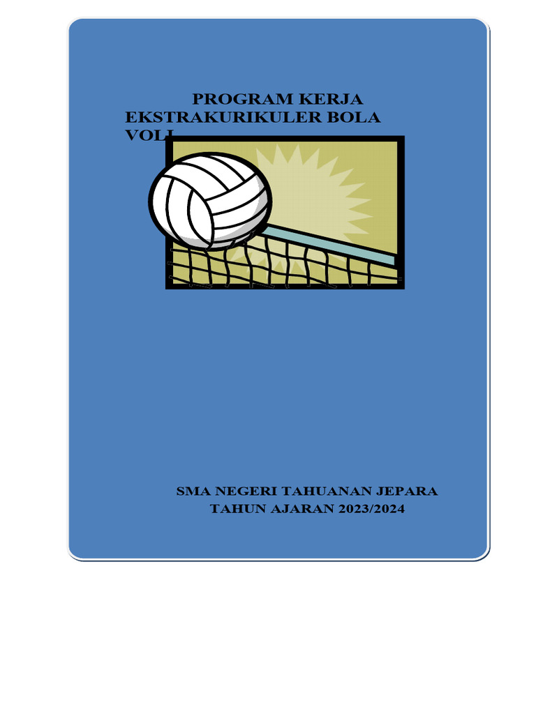 Program Kerja Ekstrakurikuler Bola Voli | PDF