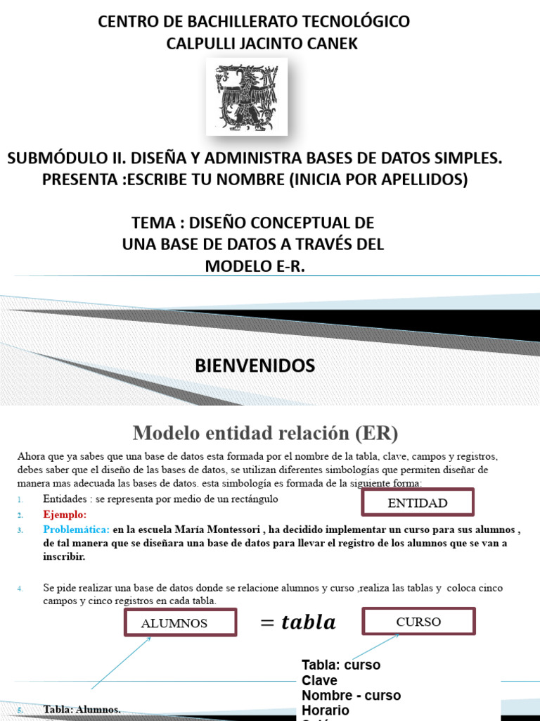 02 Submodulo II-diseña y Administra Base de Datos Simples | PDF | SQL | Software de gestión de datos