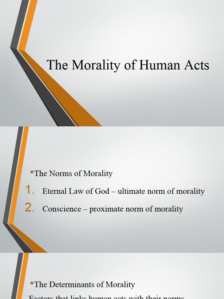 2-The Morality of Human Acts | PDF