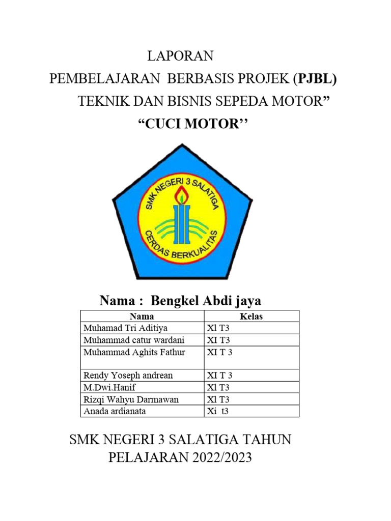 LAPORAN PJBL Kelompok 1 | PDF