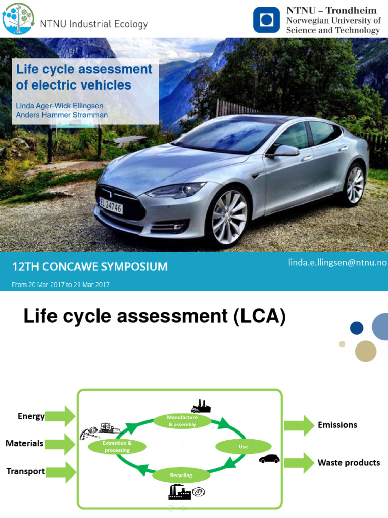 Ellingsen LCA of BEVs Edited For Publication | PDF | Life Cycle ...
