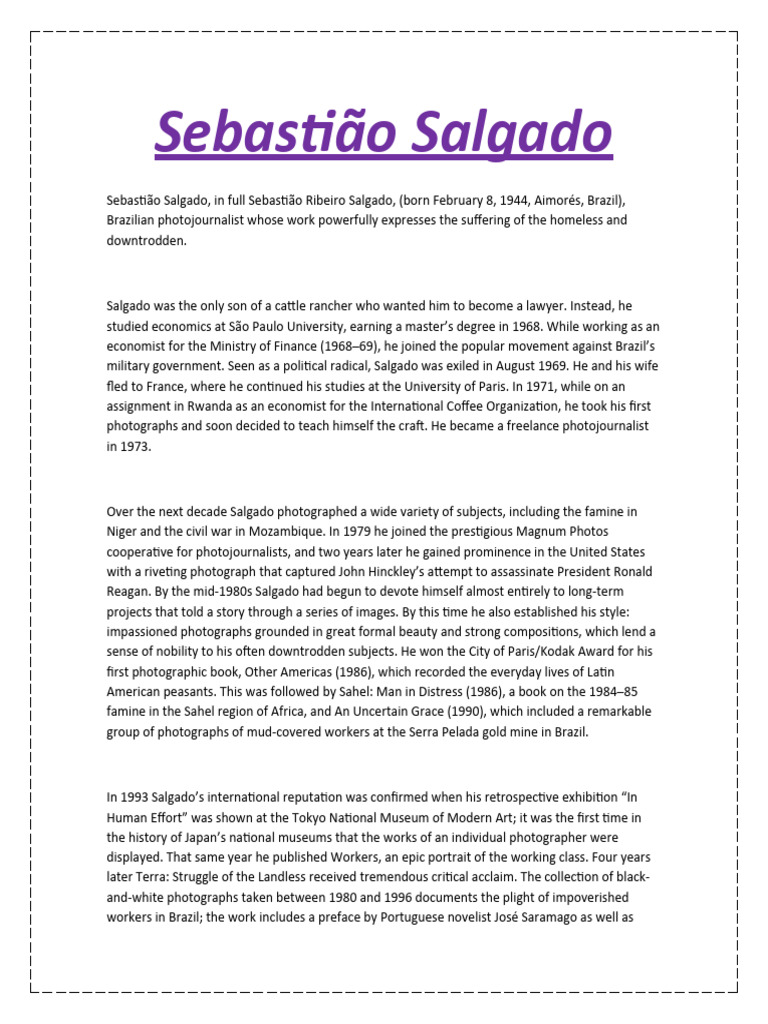 Sebastião Salgado | PDF