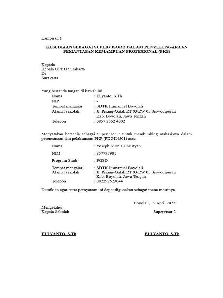 Lampiran PKP Potrait | PDF | Pengembangan Diri | Sains & Matematika