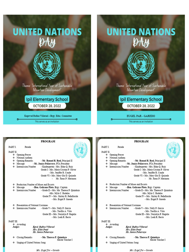 United Nation Invitation | PDF