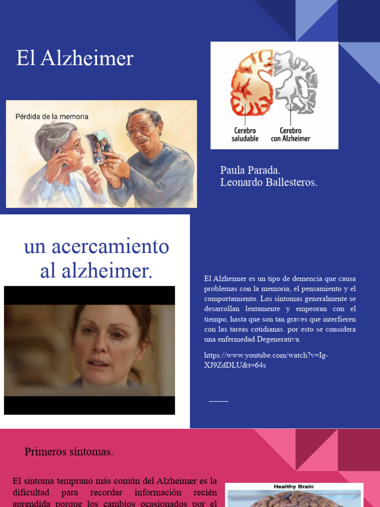 El Alzheimer | PDF | Enfermedad de Alzheimer | Enfermedades y trastornos