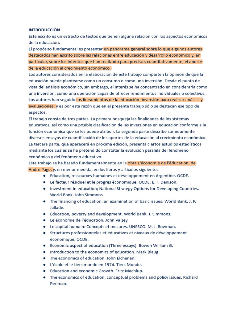 Econo, Ia y Educacion | PDF | Capital (economía) | Cambio tecnológico