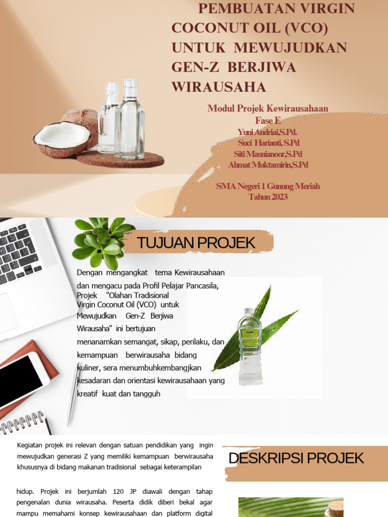 Modul Kewirausahaan VCO | PDF