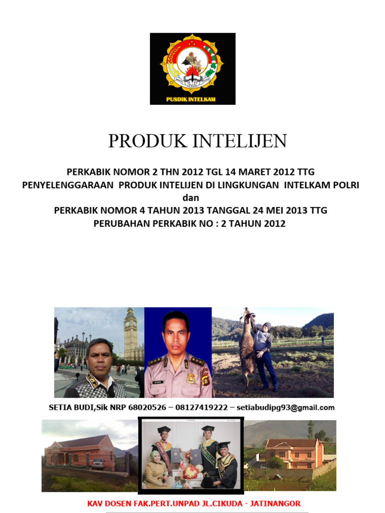 Produk Intelijen di Lingkungan Polri | PDF | Bisnis | Komputer