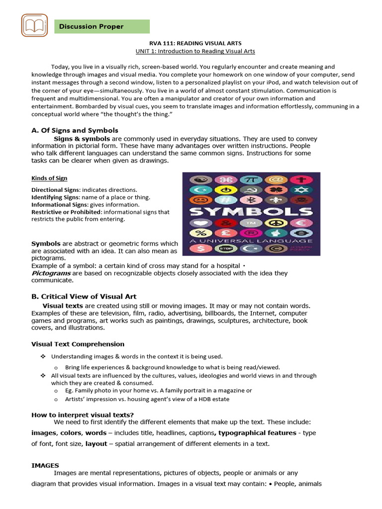 Understanding Visual Arts Communication | PDF | Typography | Information