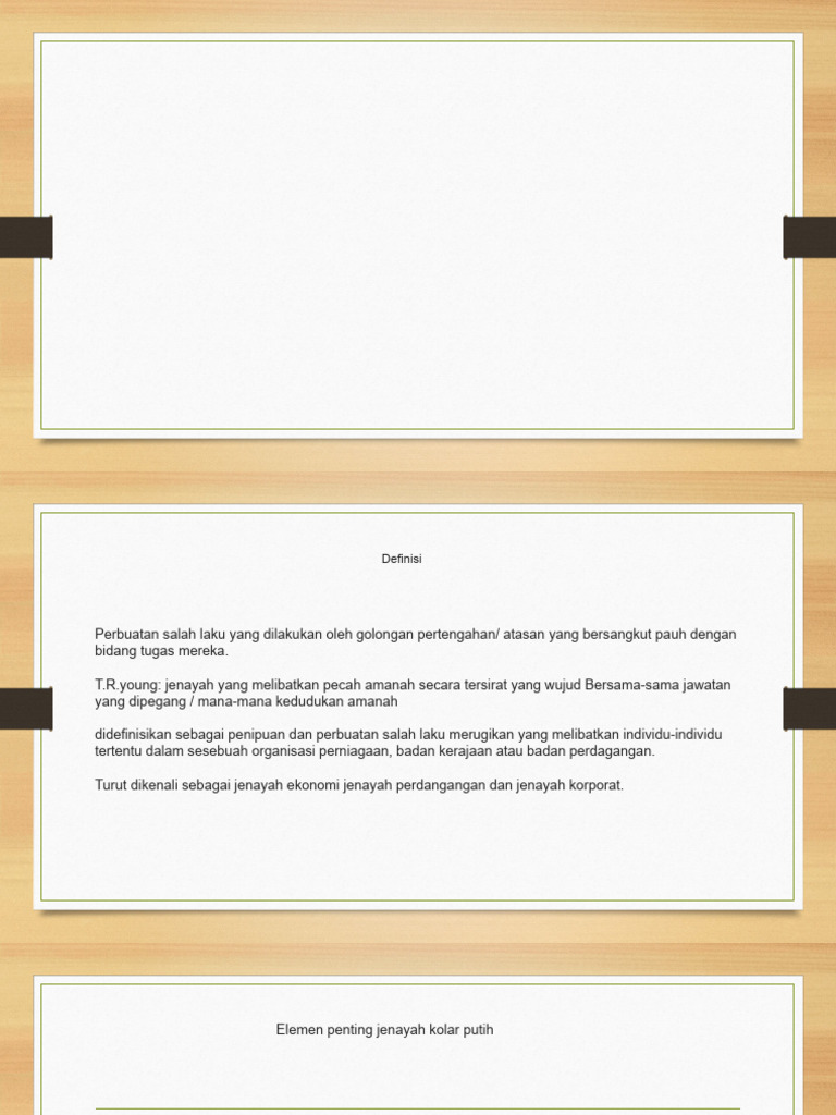 Jenayah Kolar Putih | PDF