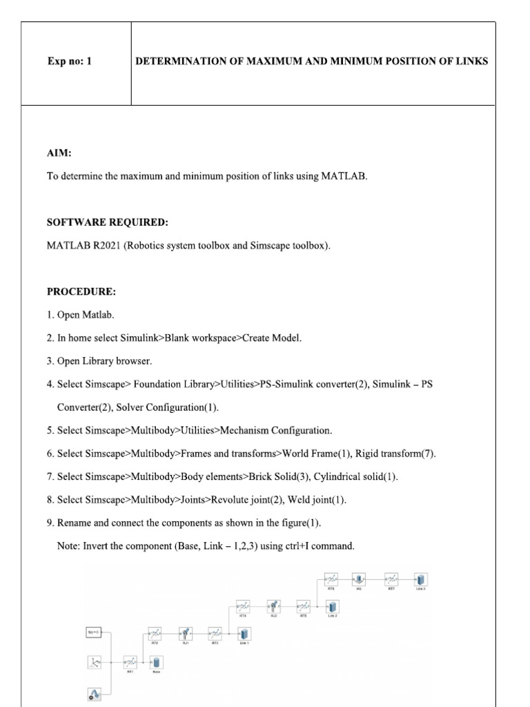 Robotics Lab Manual AIML | PDF
