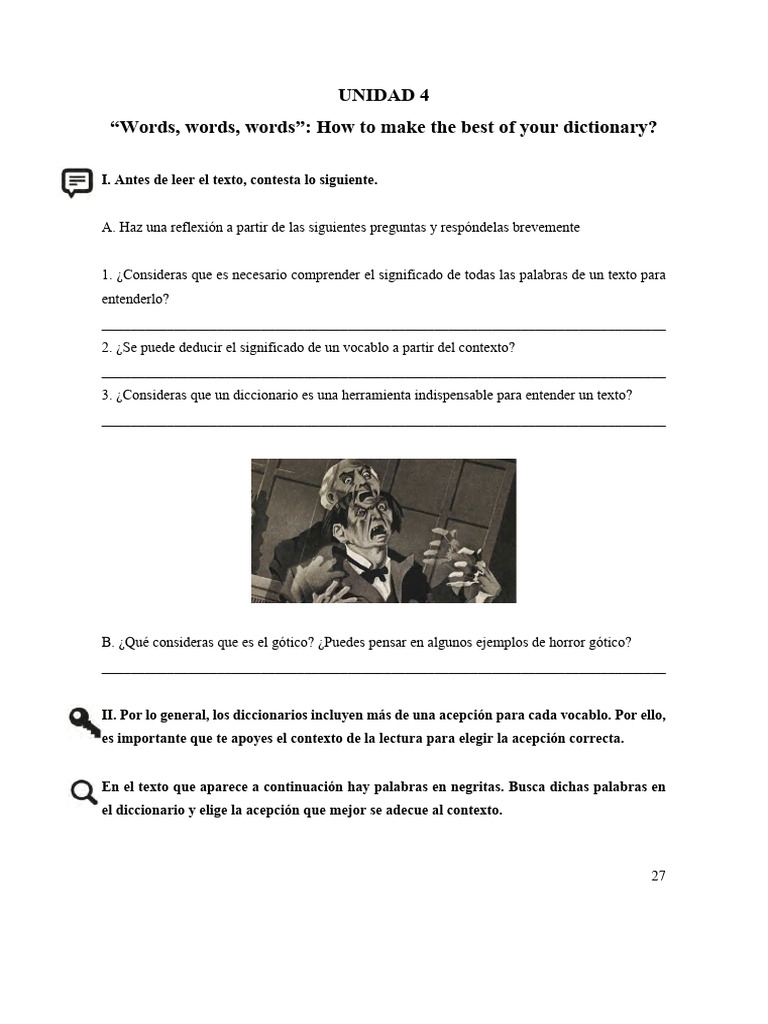 Uso efectivo del diccionario en textos góticos | PDF | Gramática ...