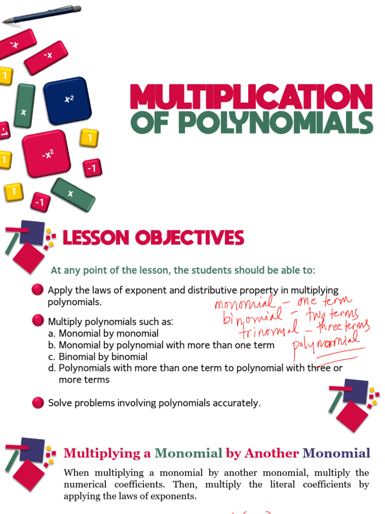 Multiplication of Polynomials-2 | PDF | Factorization | Polynomial