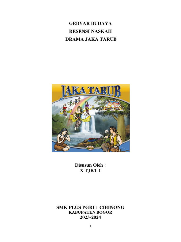 Resensi Drama Jaka Tarub-2 | PDF
