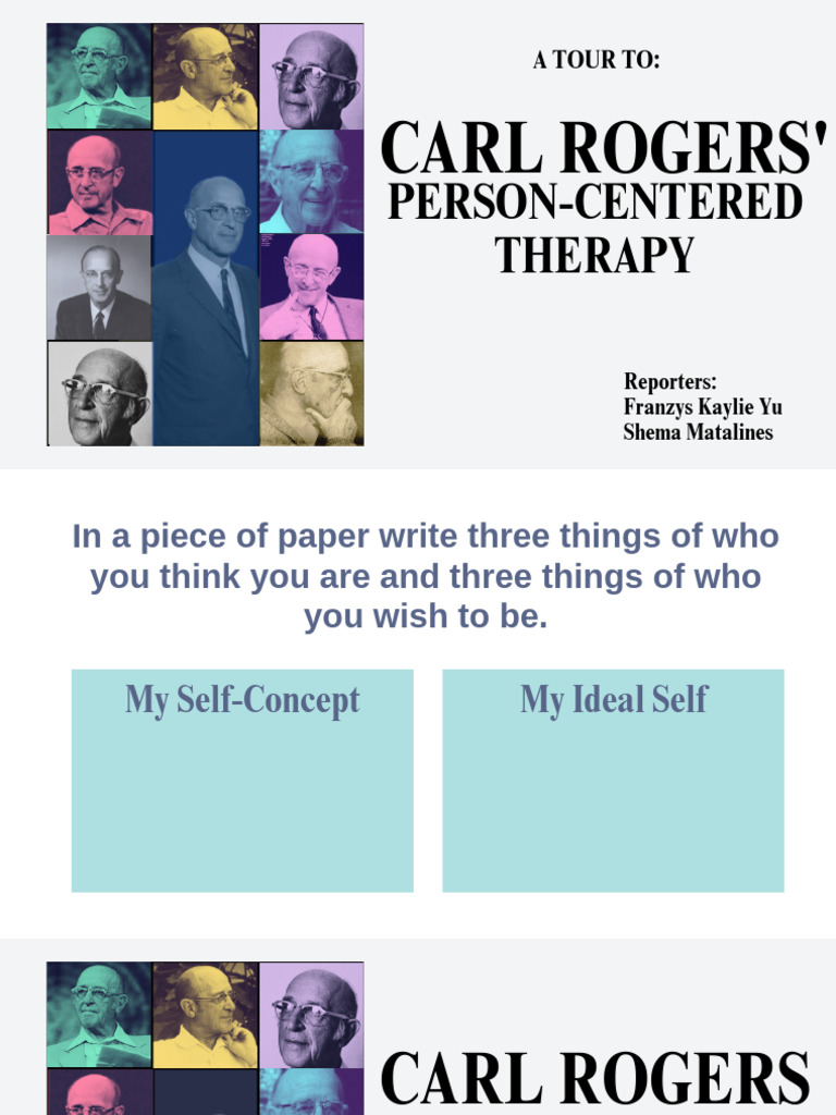 Person Centered Therapy | PDF | Psychotherapy | Humanistic Psychology