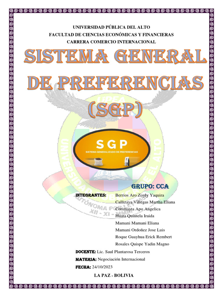 sgp 7° a | PDF | Reducción de pobreza | Pequeñas y medianas empresas