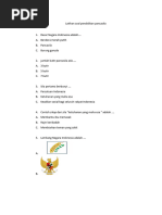 Soal STS Pend. Pancasila Kelas 1 | PDF
