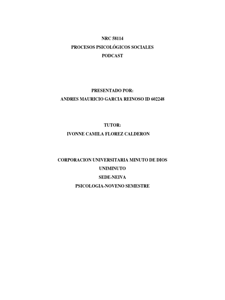 Podcats Electiva CMD | PDF | Ciencias sociales | Ciencia y matemáticas